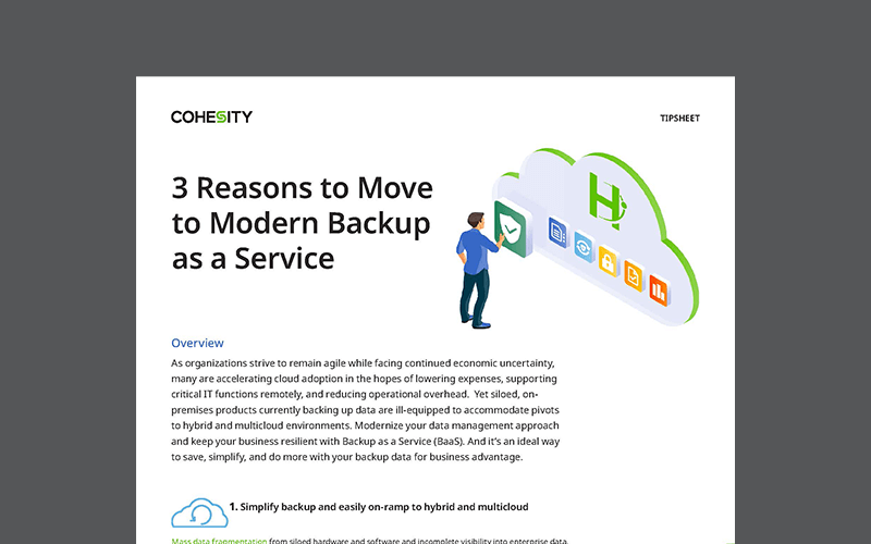 3 Reasons to Move to Modern Backup as a Service | Insight Singapore